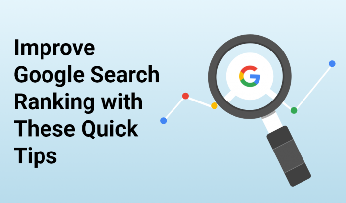 Improve Google Search Ranking with Quick Tips - Animink